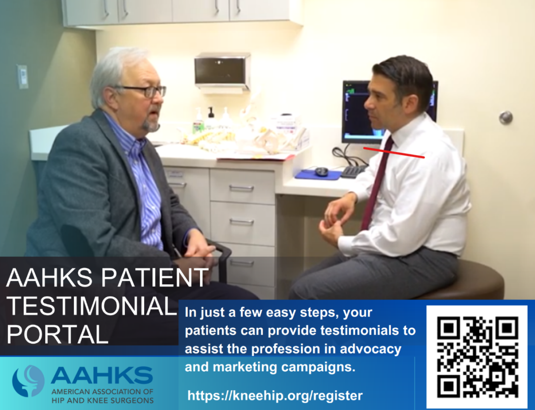 Patient Testimonial Portal Reminder | AAHKS